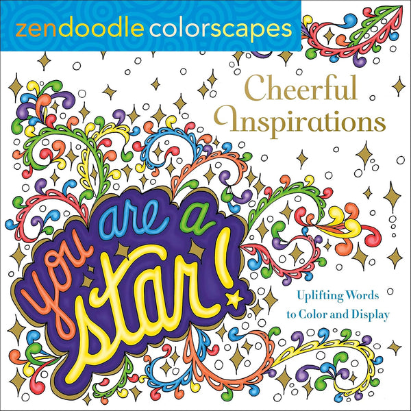 Zendoodle Colorscapes: Cheerful Inspirations Coloring Book - Rabata ...